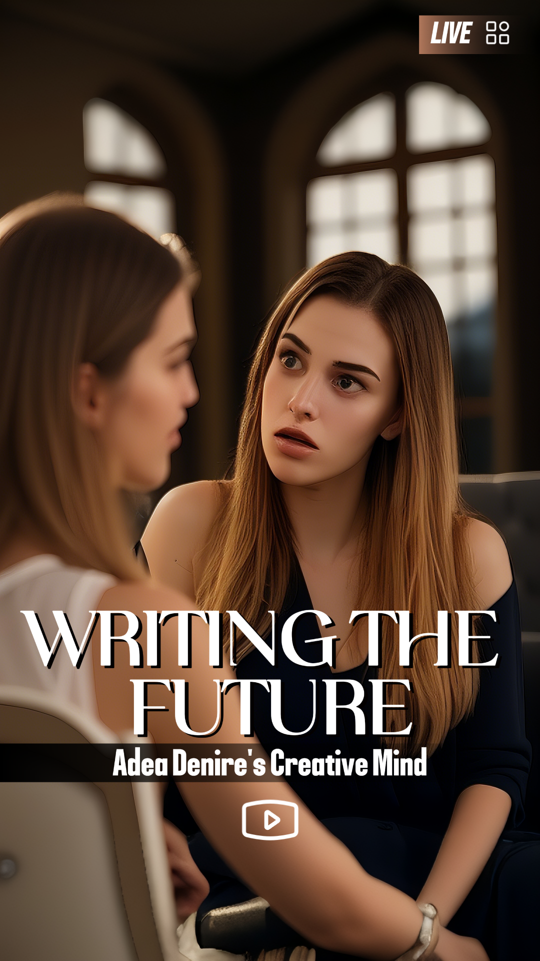 Youtube Thumbnail - Entertainment Interview Writing the Future - Pippit