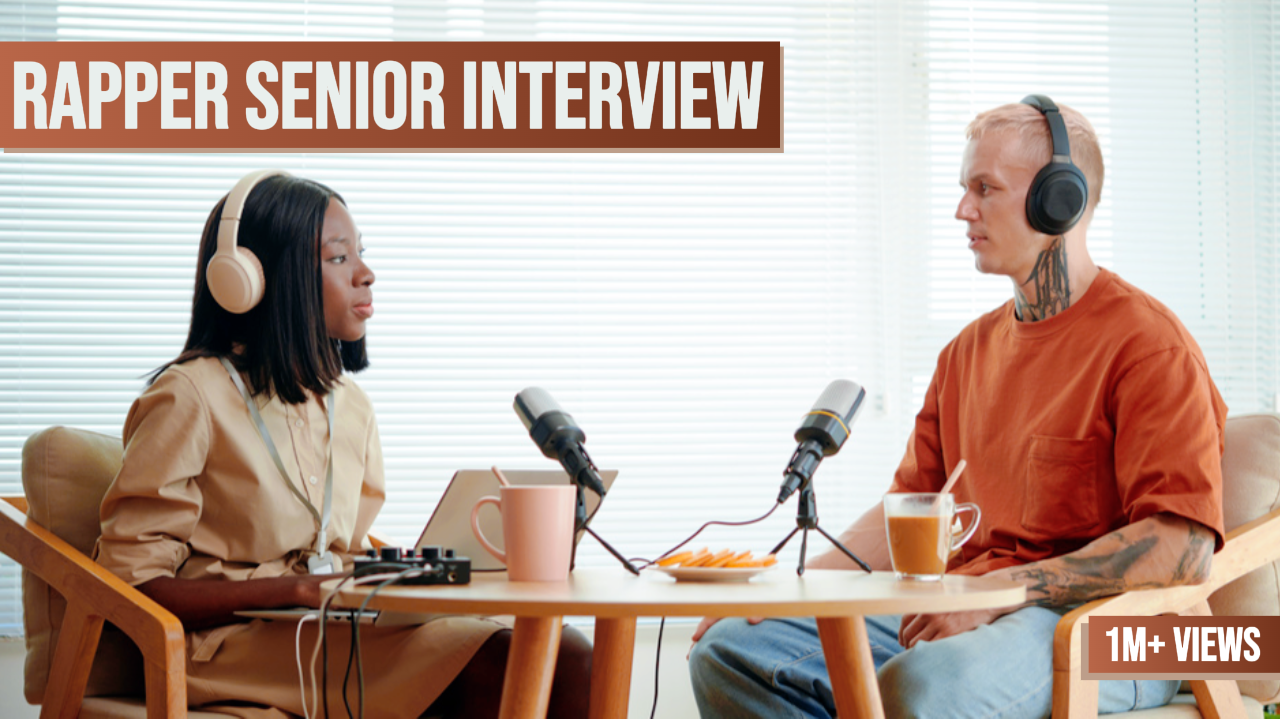 Youtube Thumbnail - Entertainment Interview Rapper Senior - Pippit